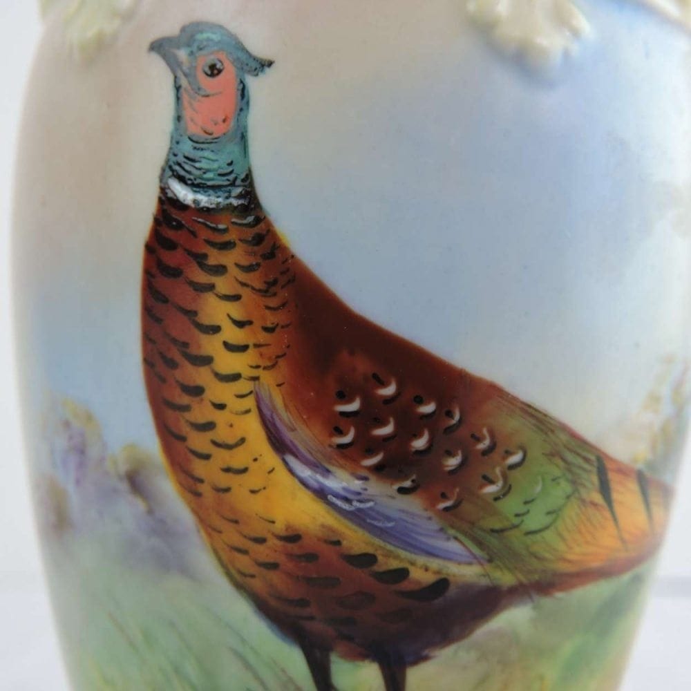 Locke & Co Worcester Sugar Castor - Artist Signed - Walter Stinton c ...