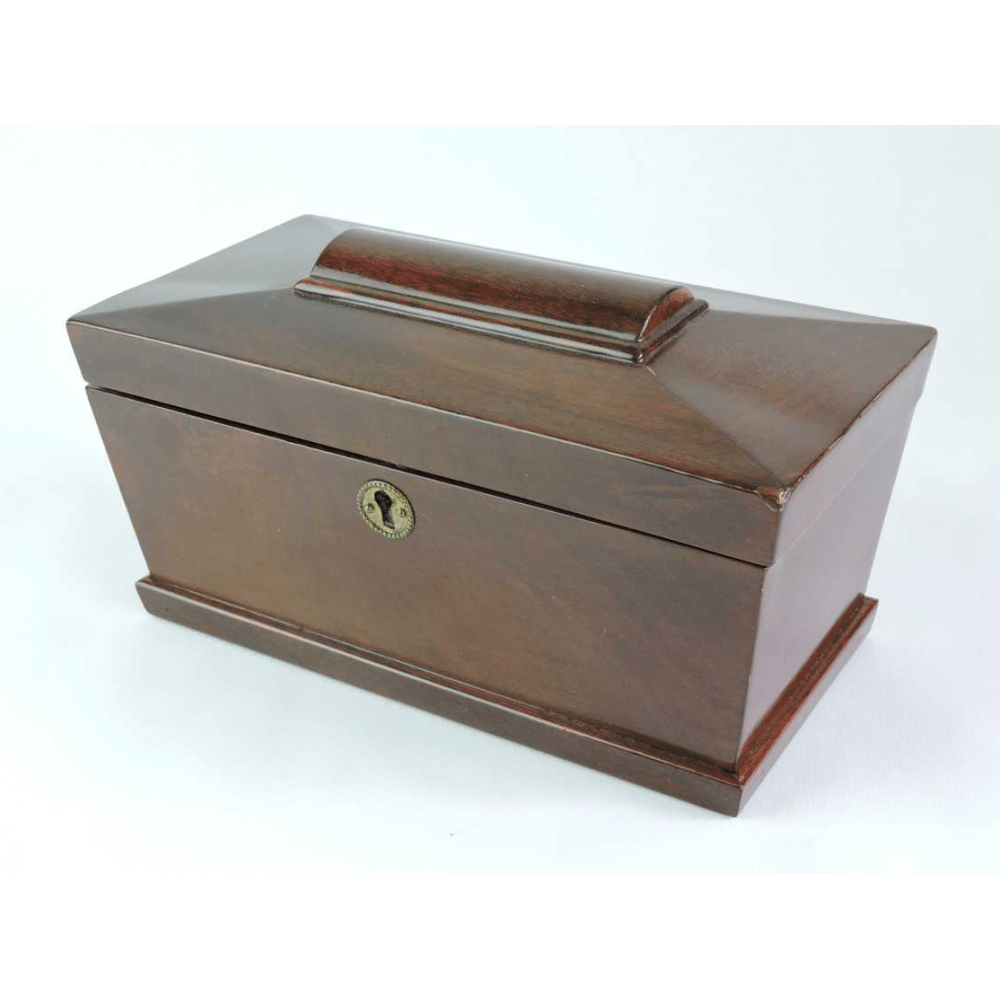Victorian Mahogany Tea Caddy / Document Box.