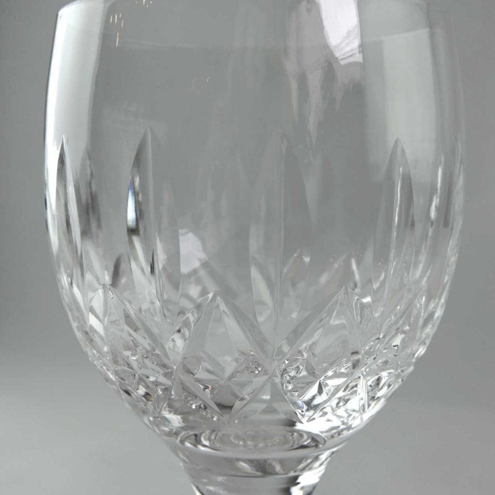 Large Wine Glass "Glencoe Pattern" Signed Stuart Crystal