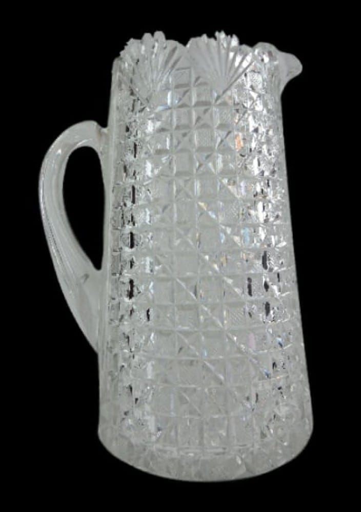 American Brilliant Cut Crystal Jug, circa 1900