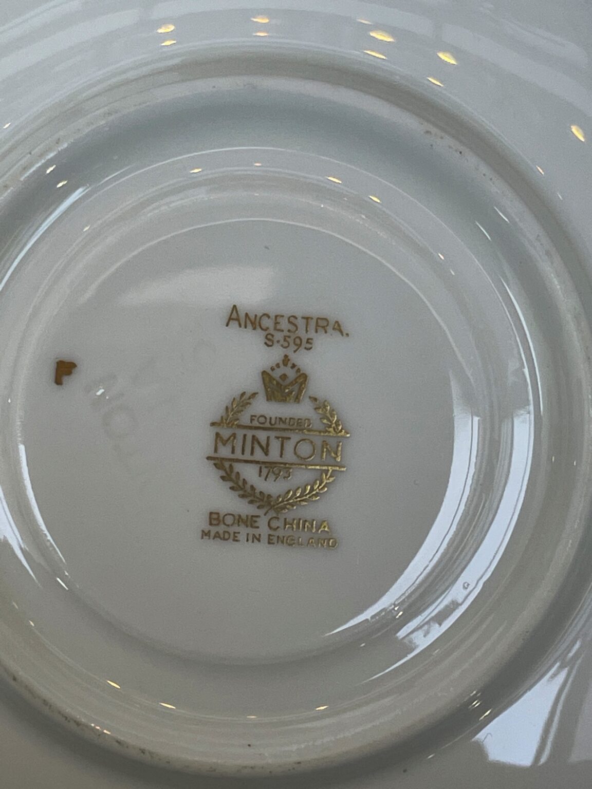 Set of Minton 'Ancestral Gold' Pattern - Gold and White China - 68 pieces