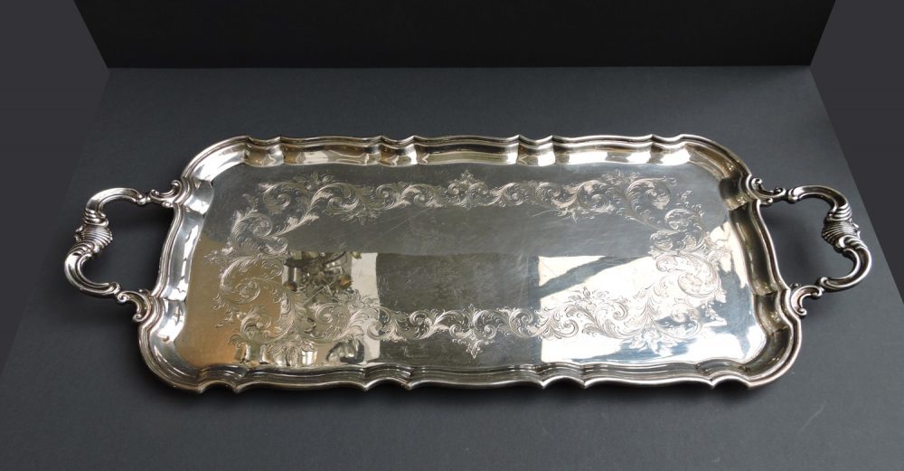 Large Birks Sterling Two handled - Sandwich Tray - dated 1950 - 25 ...
