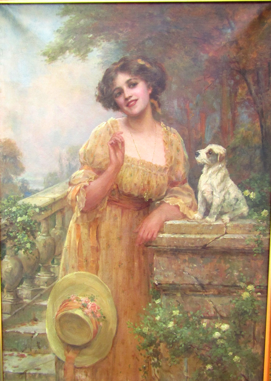 Large Oil Painting on Canvas - George Sheridan Knowles (British 1863 ...