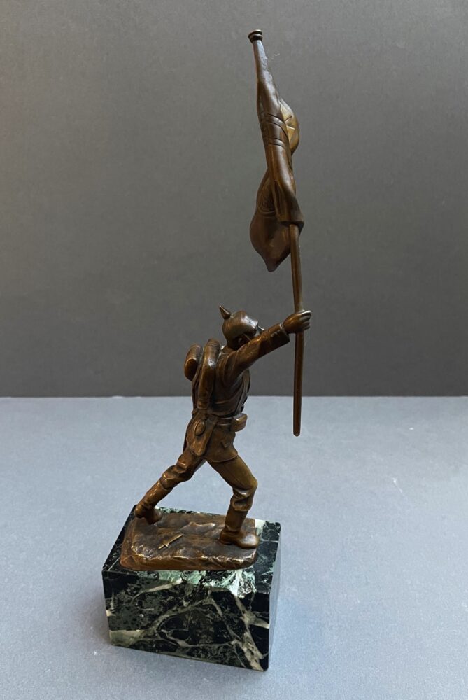 Signed Schmidt-Felling (1835-1920) German Bronze Figurine of a World ...