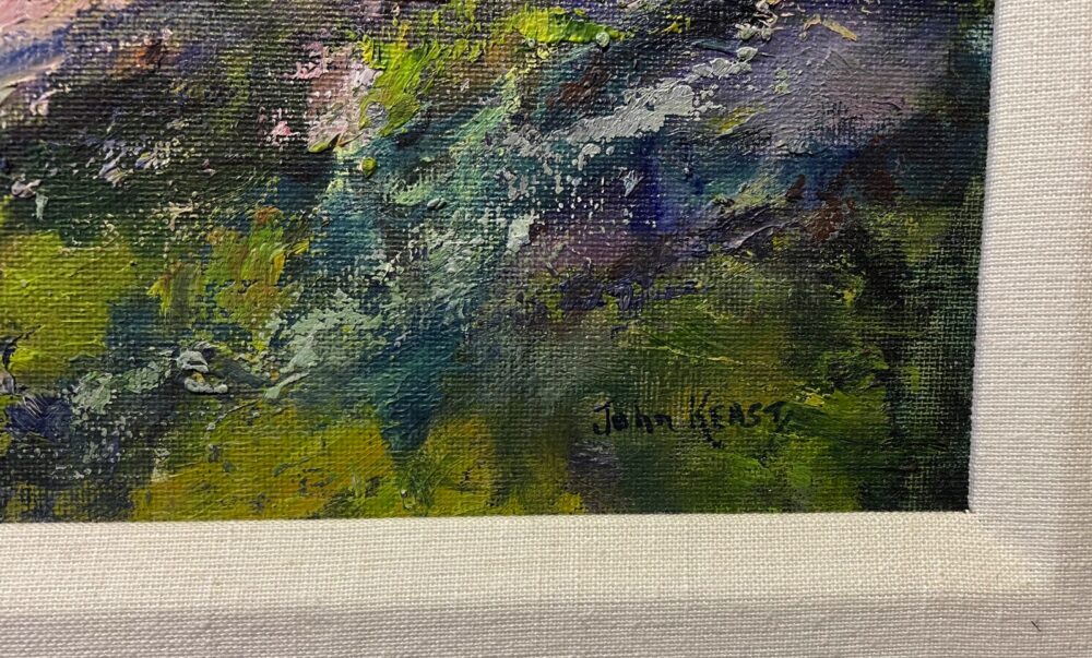 Canadian Oil Painting on Board - "Landscape" - John Keast (1922-2011).