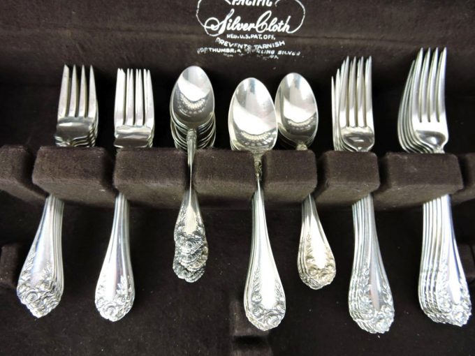 Northumbria Sterling Silver Flatware Set - Luncheon Set for 12 ...