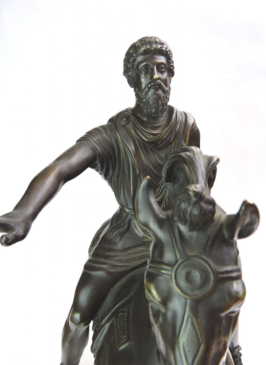 Large Statue in Bronze of "The Equestrian Statue of Marcus Aurelius ...